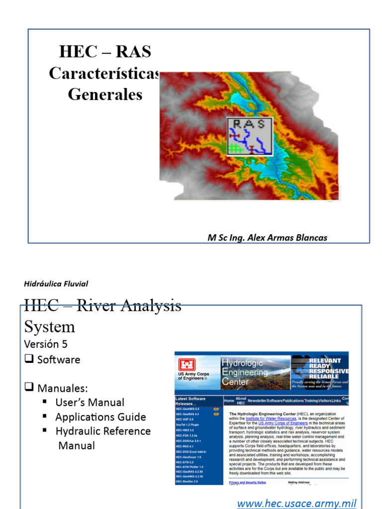 HEC-RAS Conceptual | PDF | Mecánica de fluidos | Mecánica de Medios ...