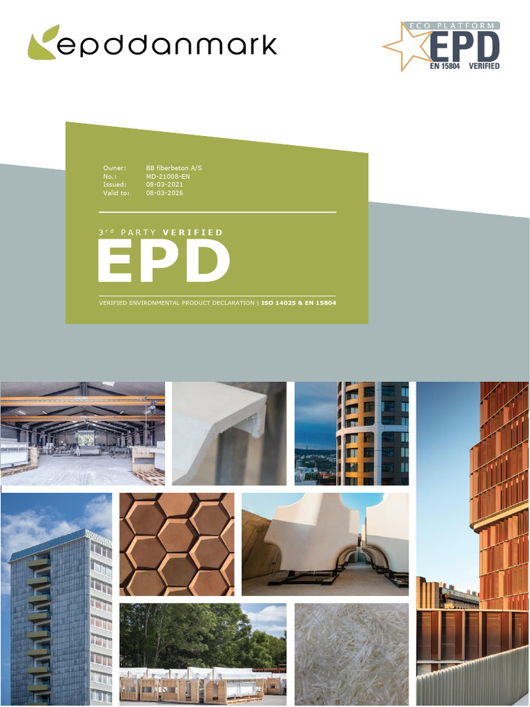 EPD BB Fiberbeton A - S | PDF