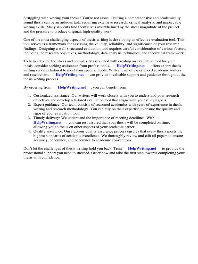 Evaluation Tool Sample For Thesis | PDF | Business | Computers
