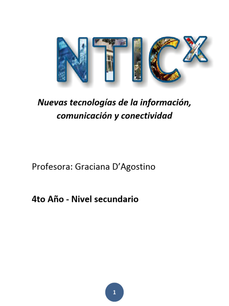 Cuadernillo NTICx | PDF | Hardware de la computadora | Red mundial