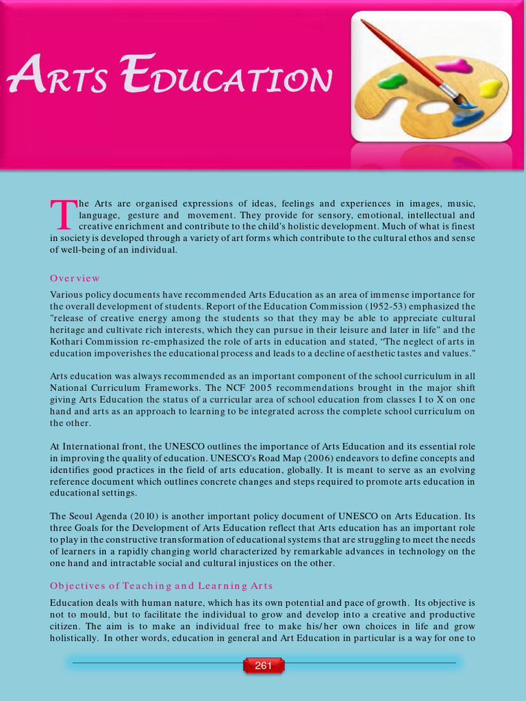 Class 2 Arts Education Syllabus | PDF | Learning | Paintings