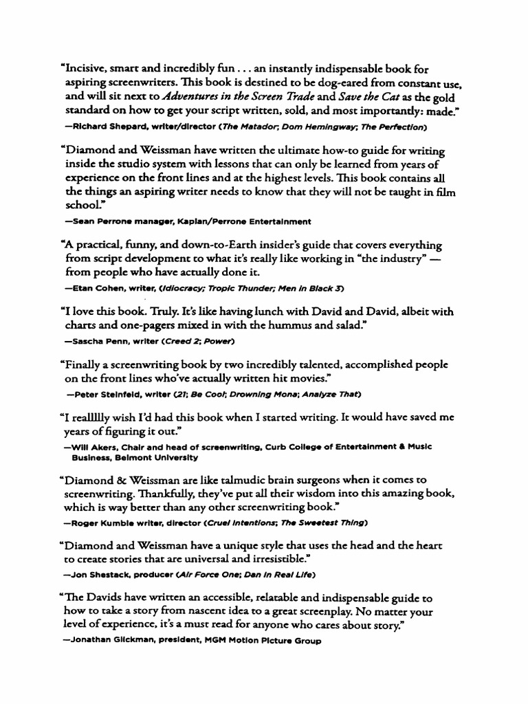 Bulletproof Writing Scripts That Dont Get Shot Down 9781615932993 ...