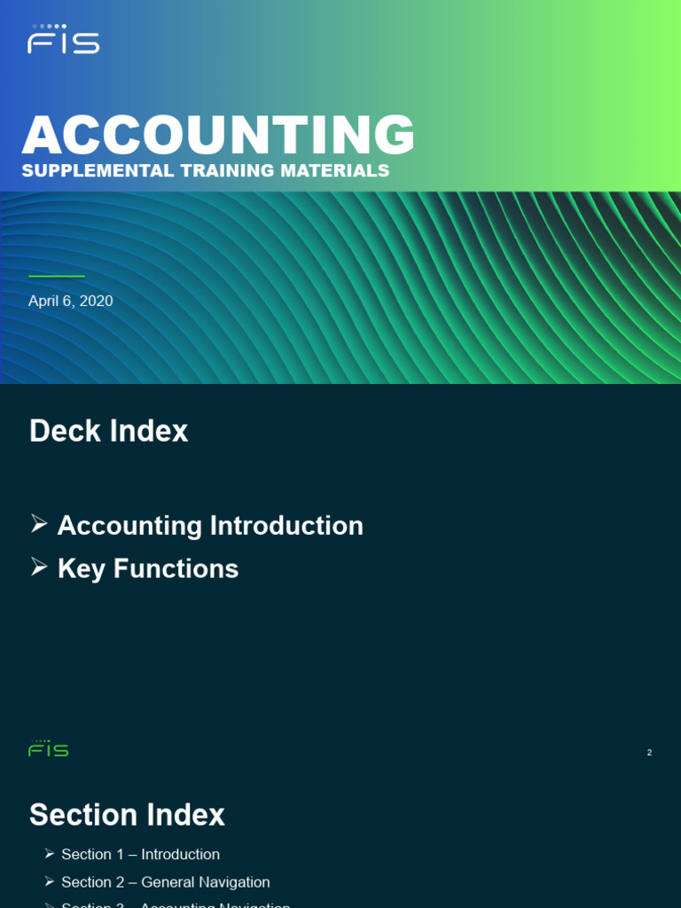 Accounting Training Materials Overview | PDF | Icon (Computing) | Menu ...