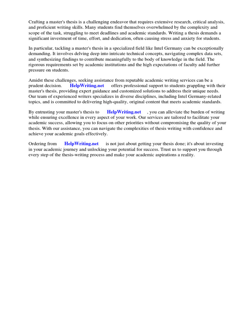 Intel Germany Master Thesis | PDF | Artificial Intelligence ...