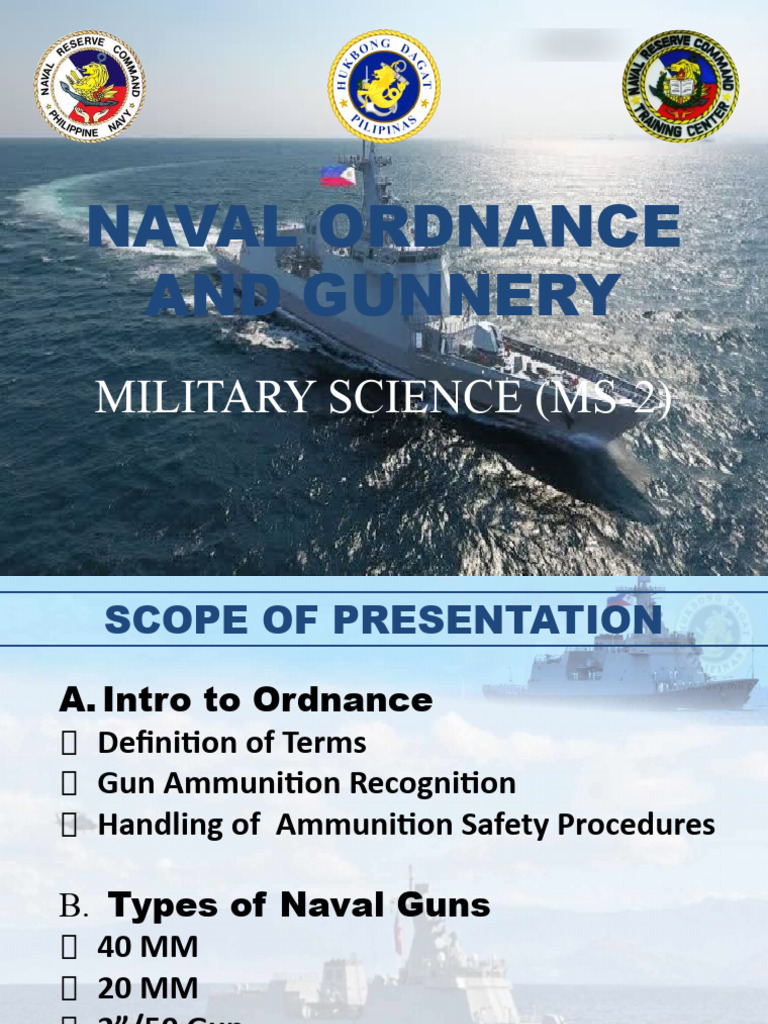 4 5. Ordnance and Gunnery Damage Control System | PDF | Firefighting ...