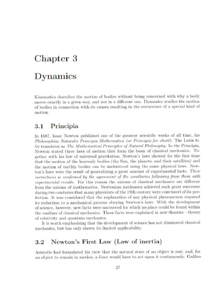 Dynamics | PDF