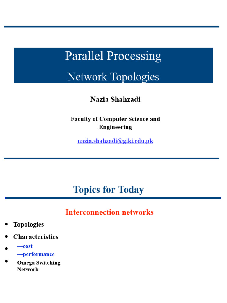 Lecture 3 Network Topologies | PDF | Network Topology | Computer Network