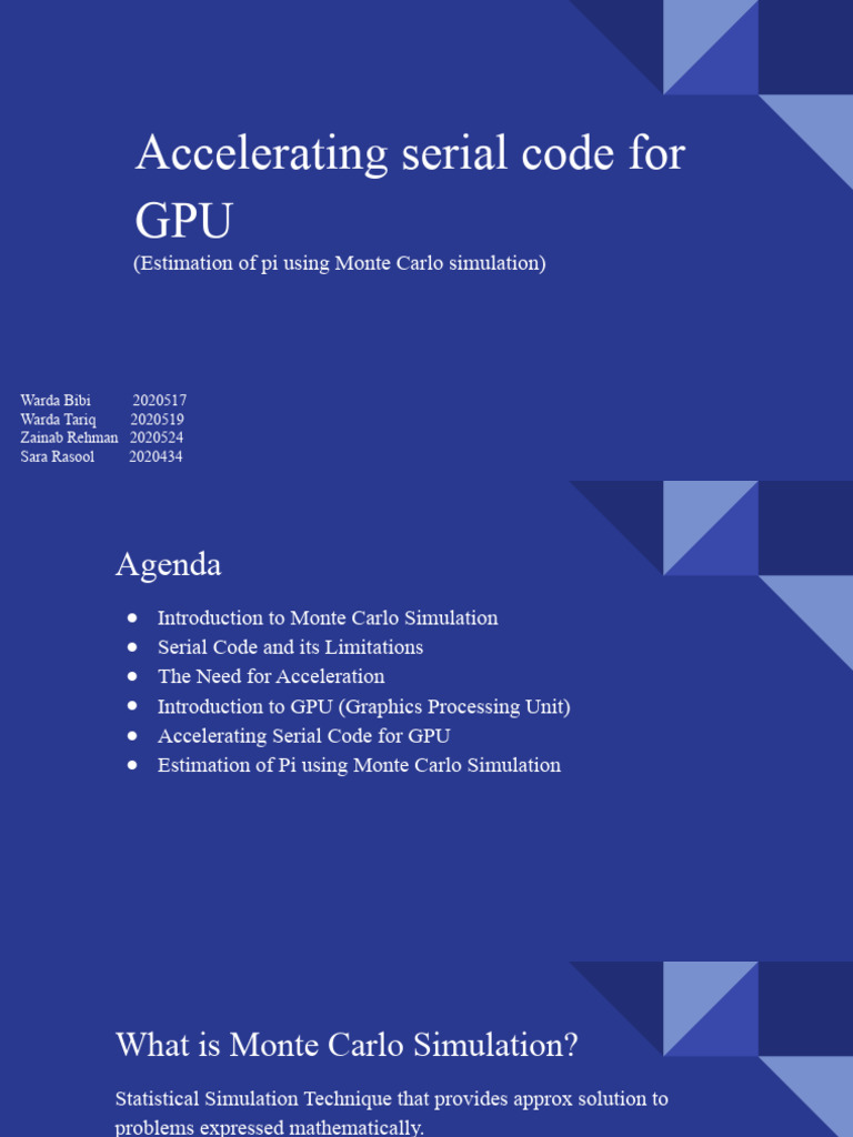 Monte Carlo | PDF | Monte Carlo Method | Graphics Processing Unit
