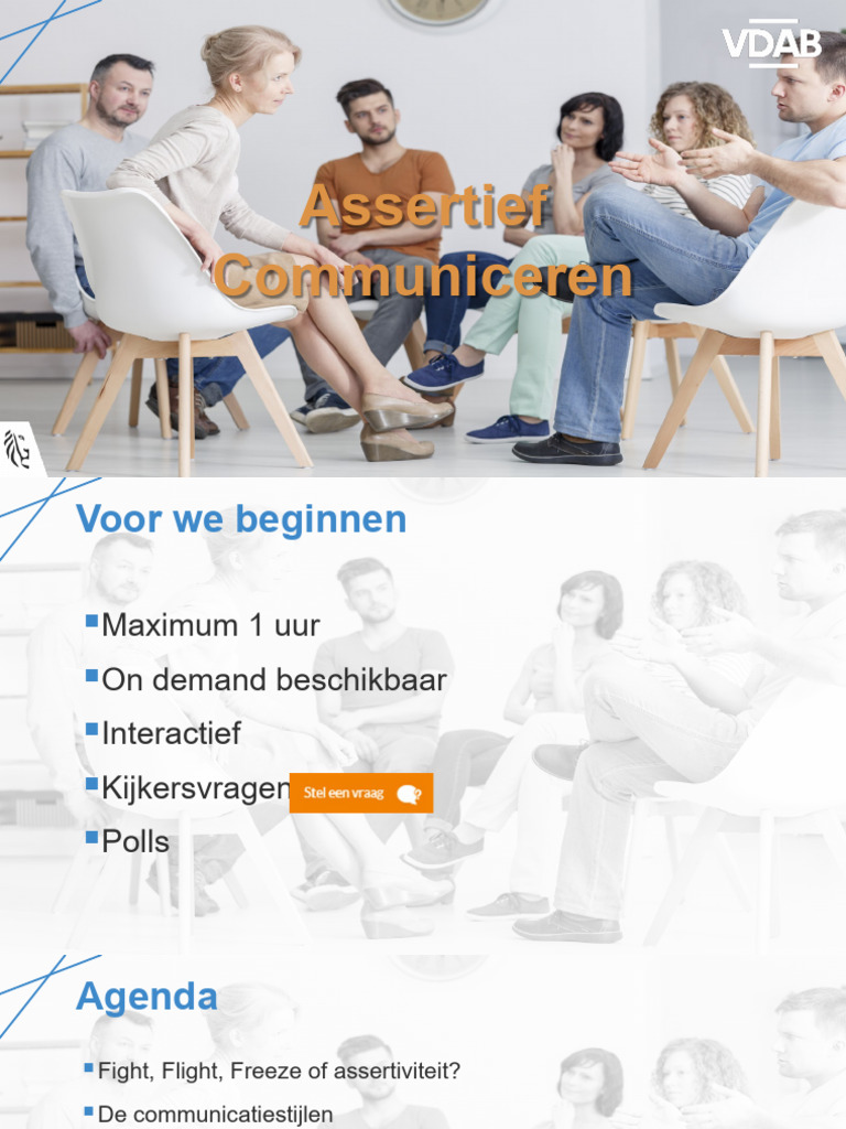 Webinar Assertief Communiceren | PDF