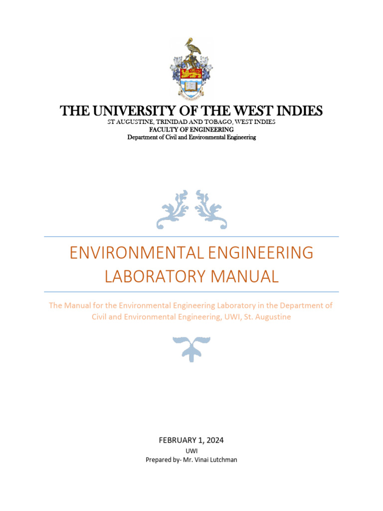 Envi Eng Laboratory Manual 2023-2024-V2 | PDF | Sewage Treatment | Titration