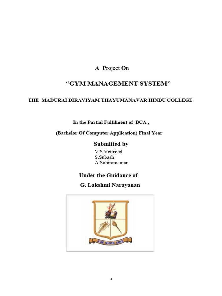 Gym Management Documentation Record | PDF | World Wide Web | Internet & Web