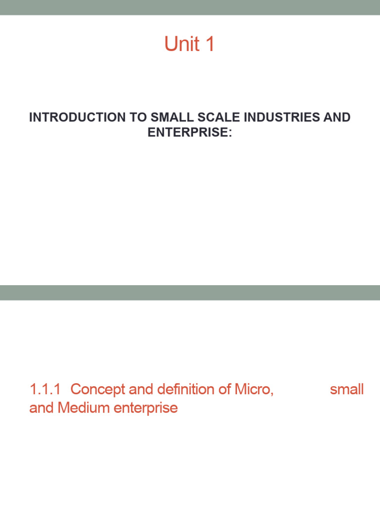 Unit 1 | PDF | Business