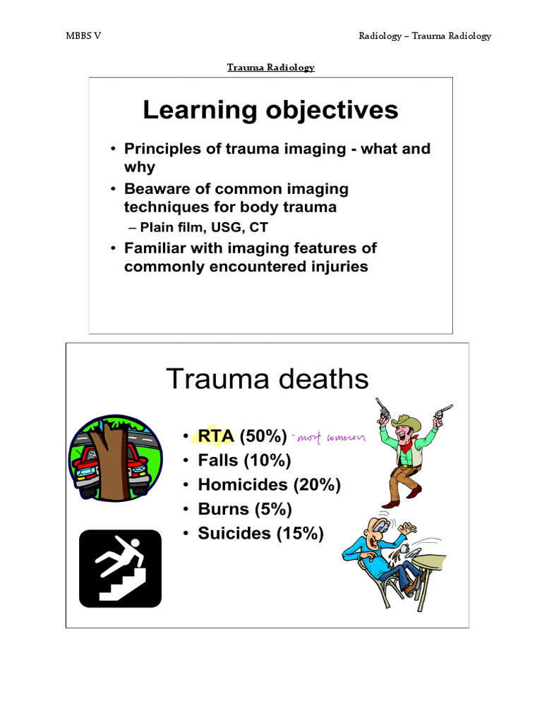 Radiology - Trauma Radiology | PDF