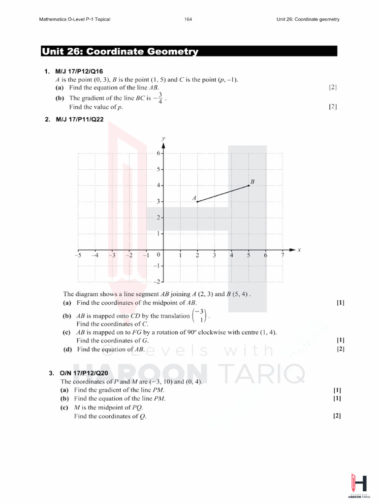 Coordinate Geometry | PDF