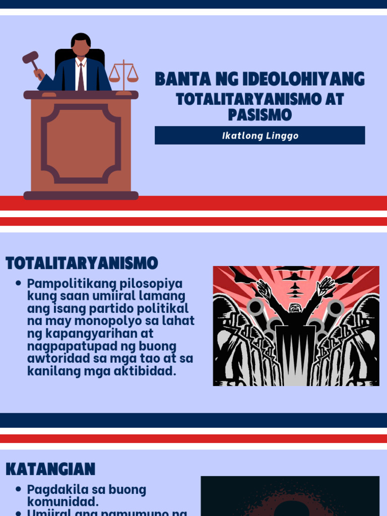G8 Q3 W3 - Banta NG Ideolohiyang Totalitaryanismo at Pasismo 4 | PDF