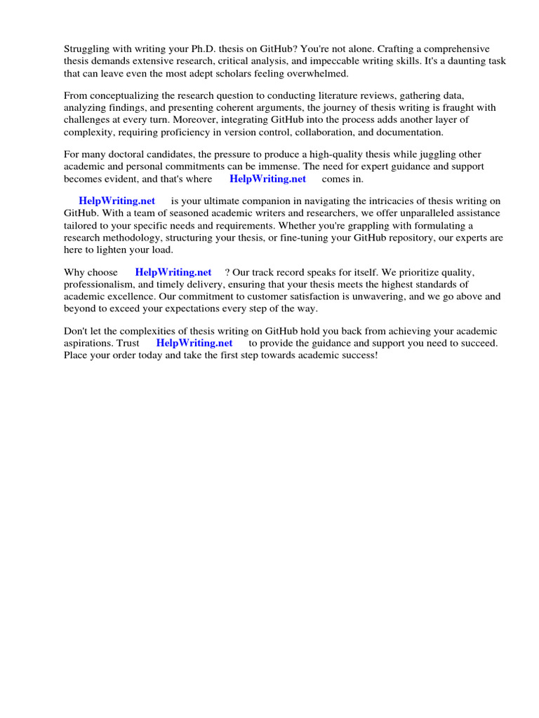 PHD Thesis Github | PDF | Version Control | Computer File