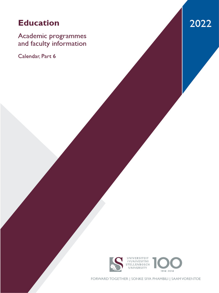 Education Faculty Guide 2022 | PDF | University And College Admission ...