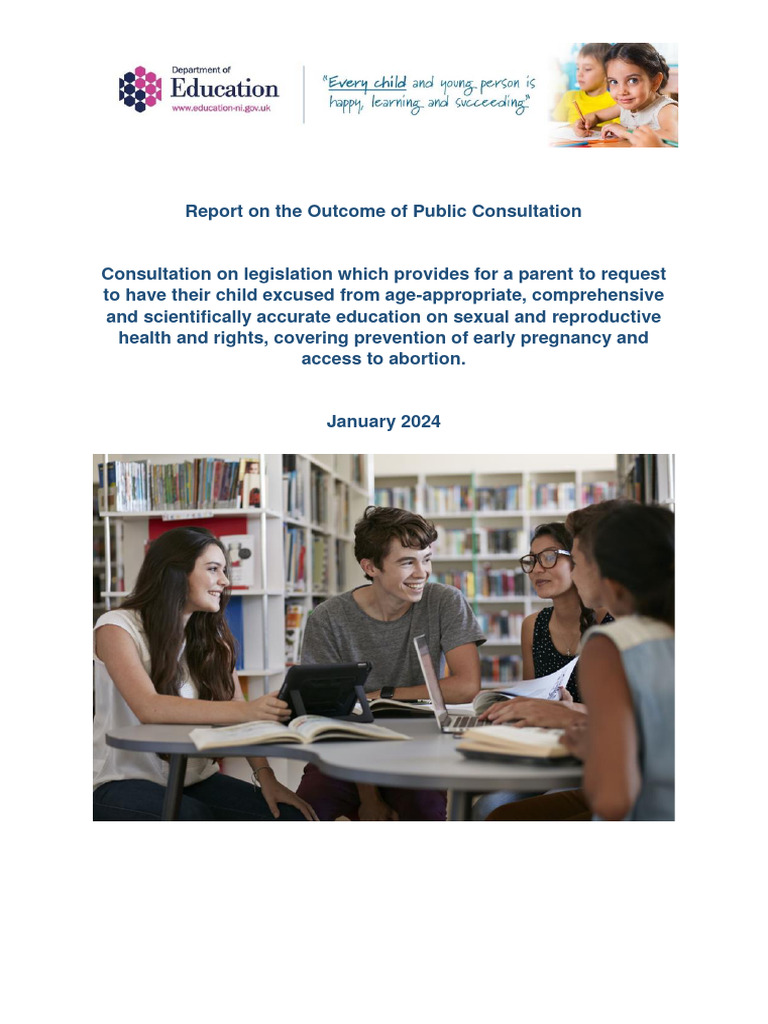 Consultation Response Report | PDF | Sex Education | Abortion
