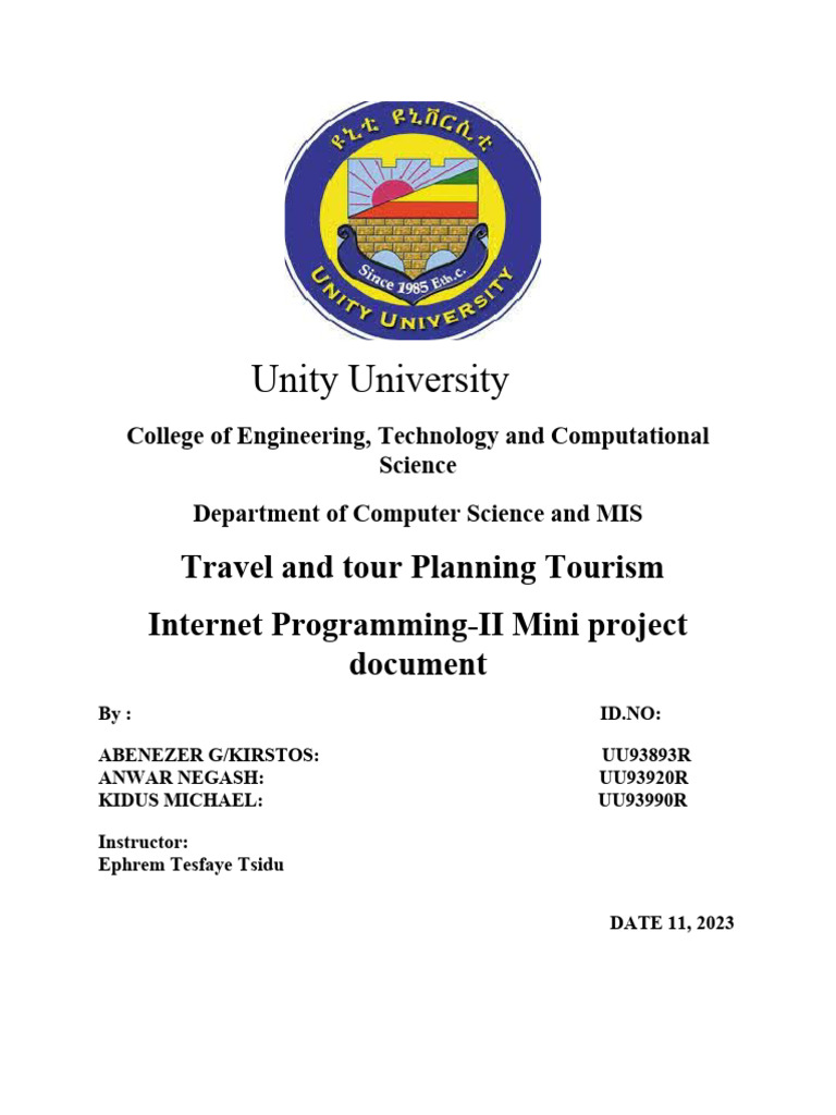 Internet Programming-II Mini Project Document 4 | PDF | Art