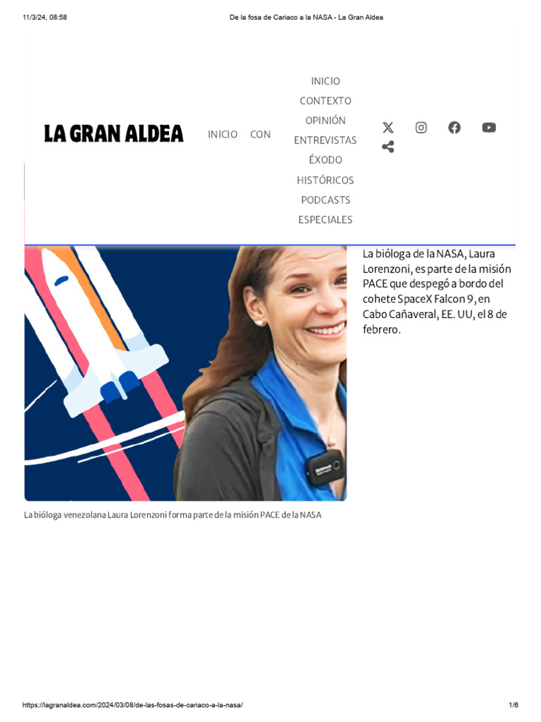 De La Fosa de Cariaco A La NASA - Vía La Gran Aldea | PDF | Nasa | Tierra