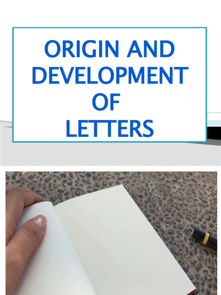 Origin and Development of Letters | PDF | Alphabet | Greek Alphabet
