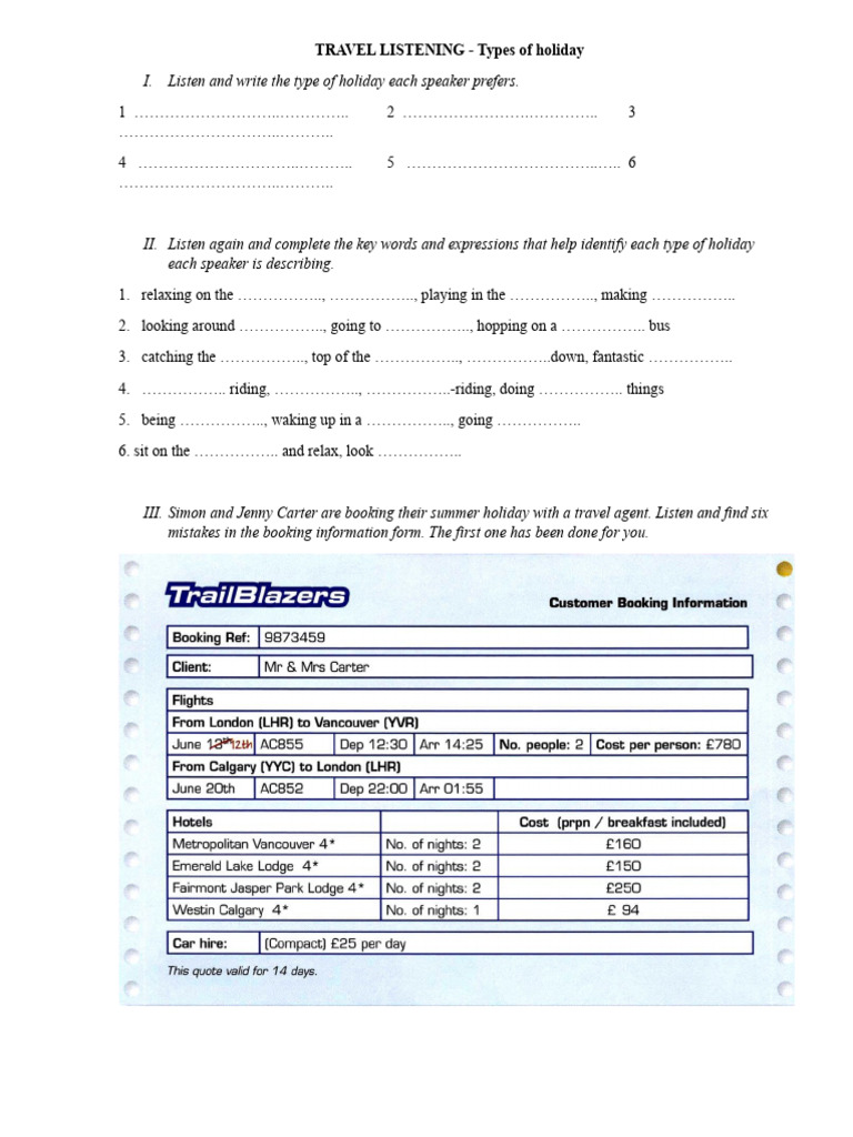 Travel Listening | PDF