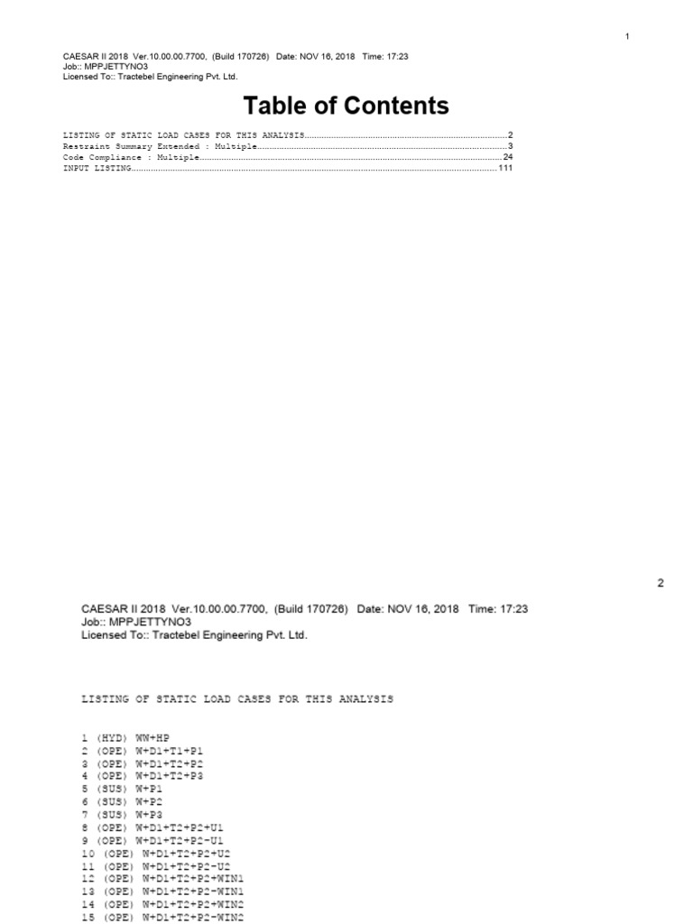 Static Load Case Stress Analysis | PDF | Technology & Engineering