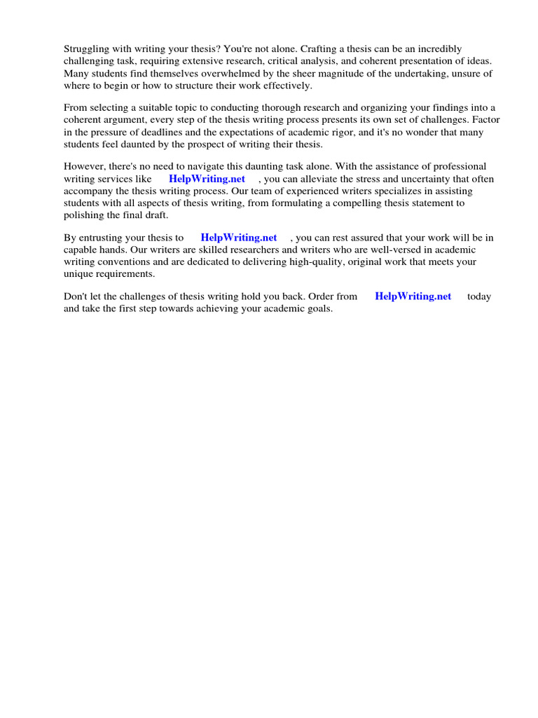 Example of Opening Remarks For Thesis Defense | PDF | Thesis