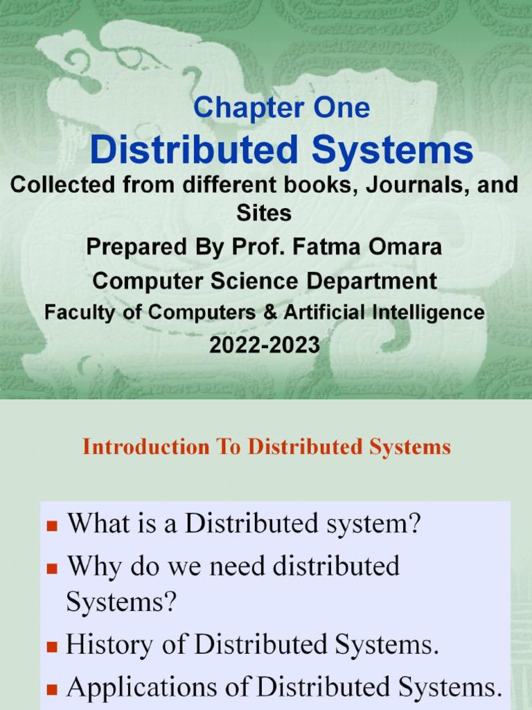 Chapter 1 Distributed Systems Pictures | PDF