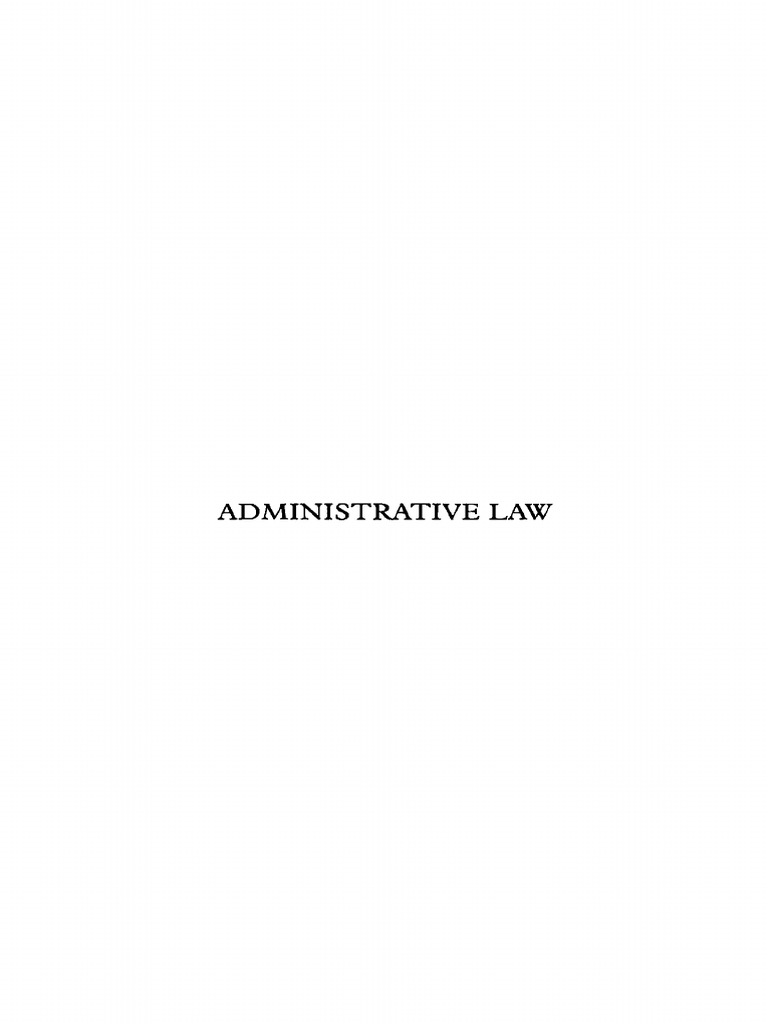 Migai Akech - Administrative Law | PDF