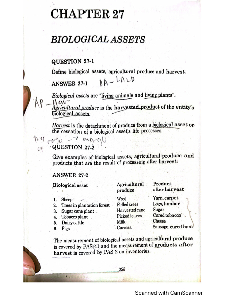 Biological Asset | PDF