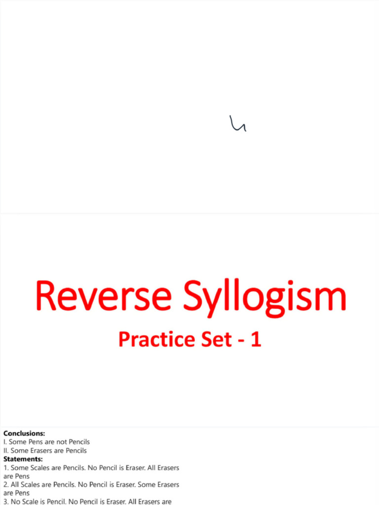 Reverse Syllogism With Anno 1707582247561 | PDF