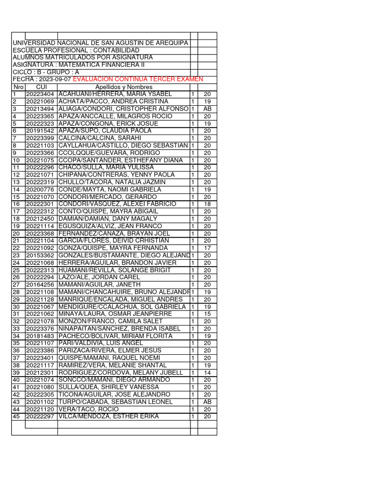 Ec3 Mfii Grupo A - 2023 II | PDF