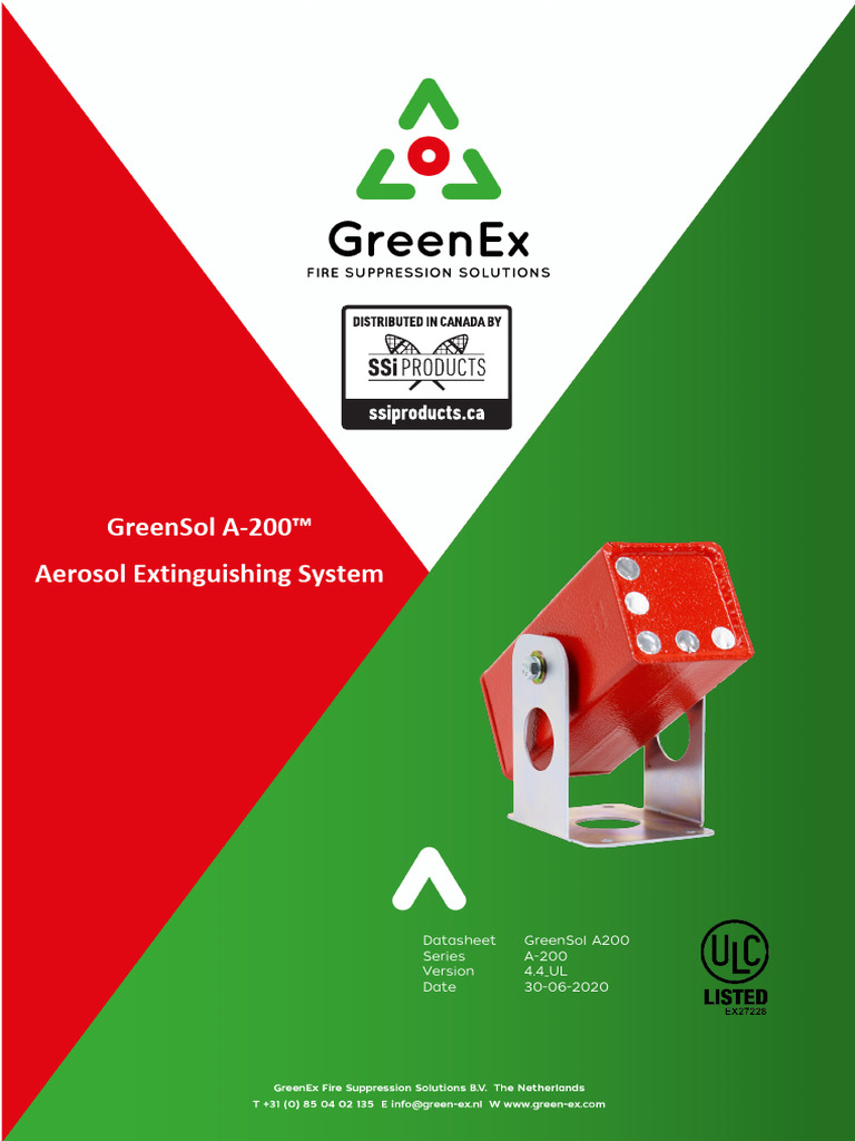 GreenSol A 200 Datasheet V5.1 - Rev - NA | PDF