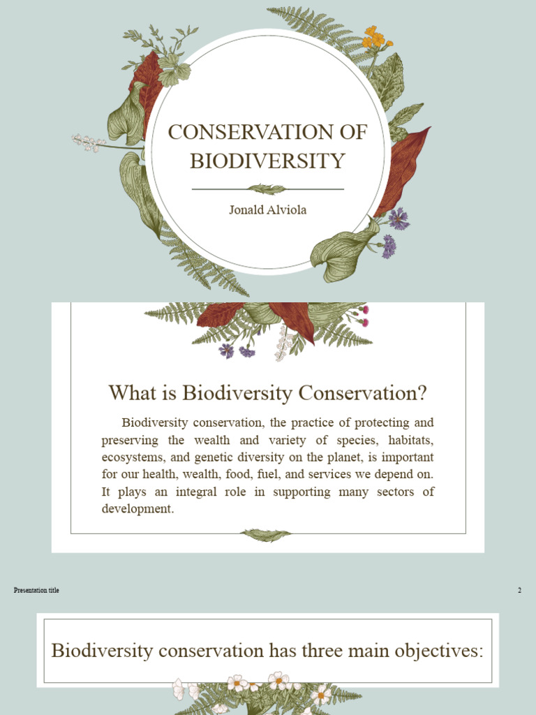 Biodiversity Conservation Strategies | PDF | Biodiversity | Ecosystem
