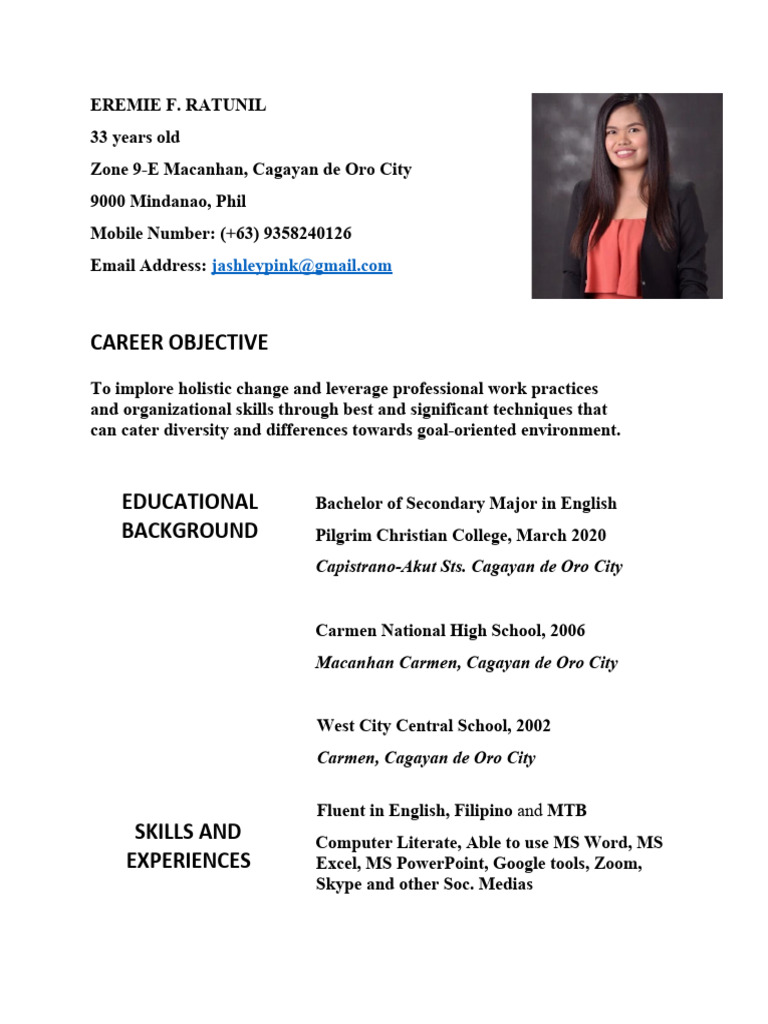 My Resume | PDF