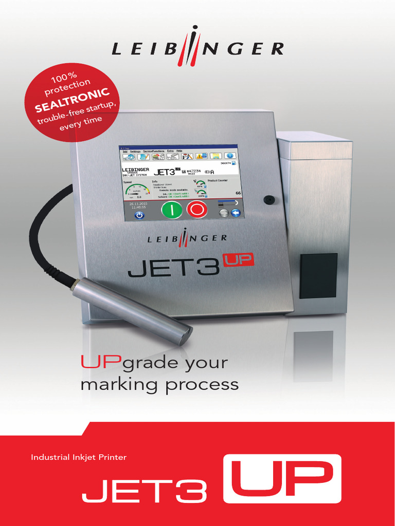 Leibinger JET3up Brochure - Asia | PDF | Printer (Computing) | User Interface