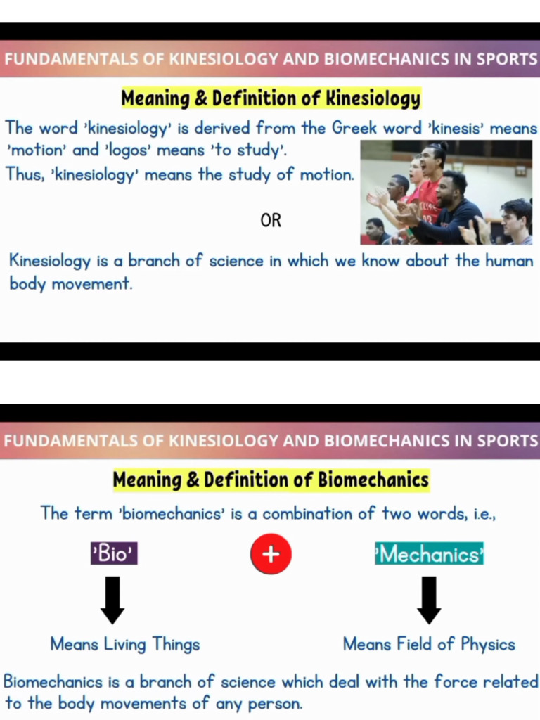 Kinesiology and Biomechanics | PDF