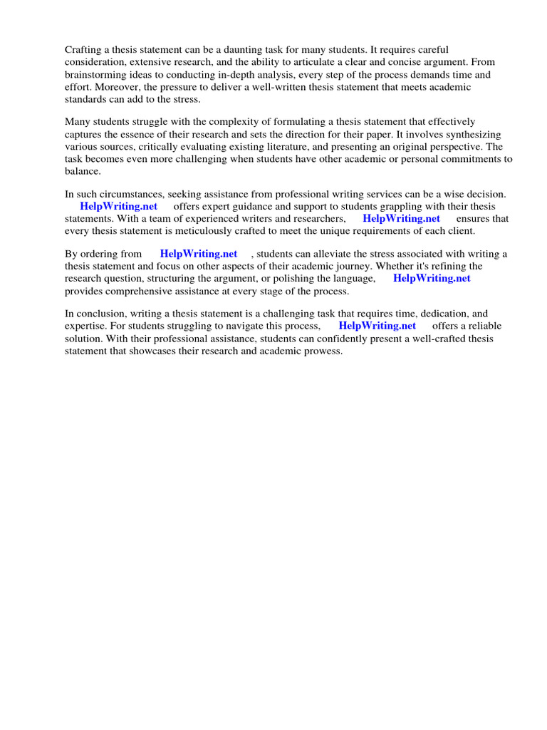 Write Your Thesis Statement | PDF | Essays | Thesis Write Your Thesis Statement | PDF | Essays | Thesis