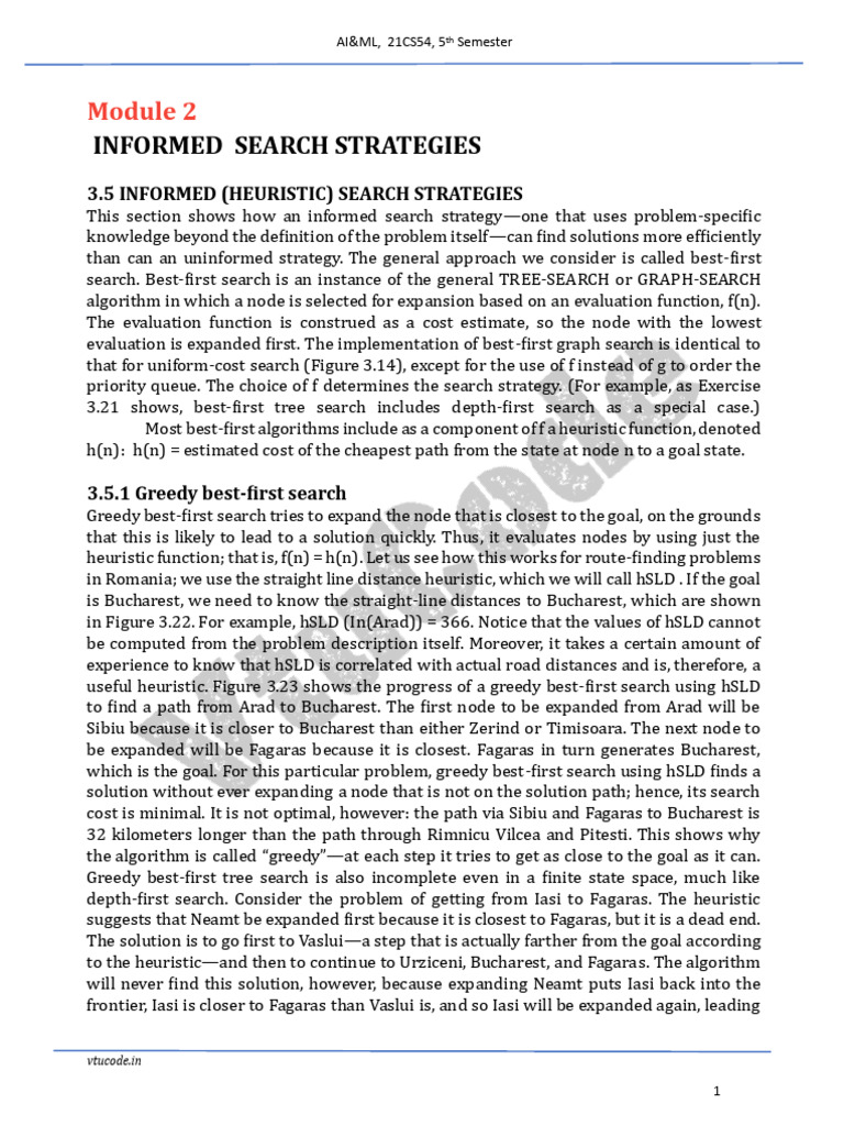 @vtucode - in Module 2 AI 2021 Scheme 5th Semester | PDF