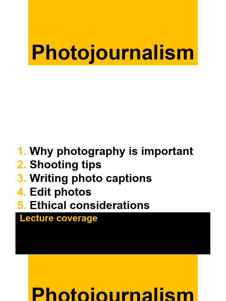 Photojournalism 1 | Download Free PDF | Image Editing | Vision