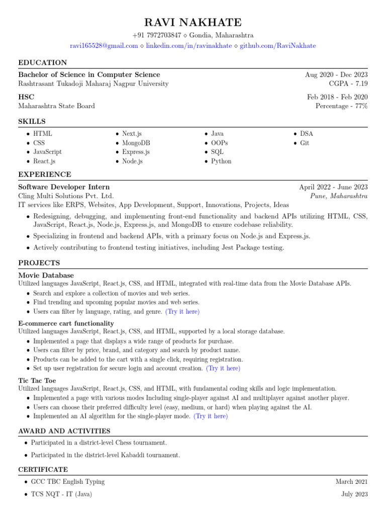 FAANGPath Simple Template 4 | PDF