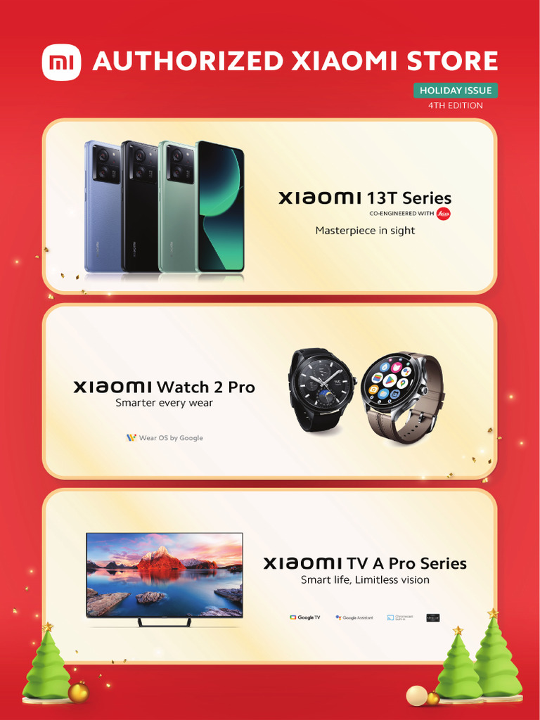 Xiaomi Store Catalog Holiday Issue 2023 4TH Edition | PDF