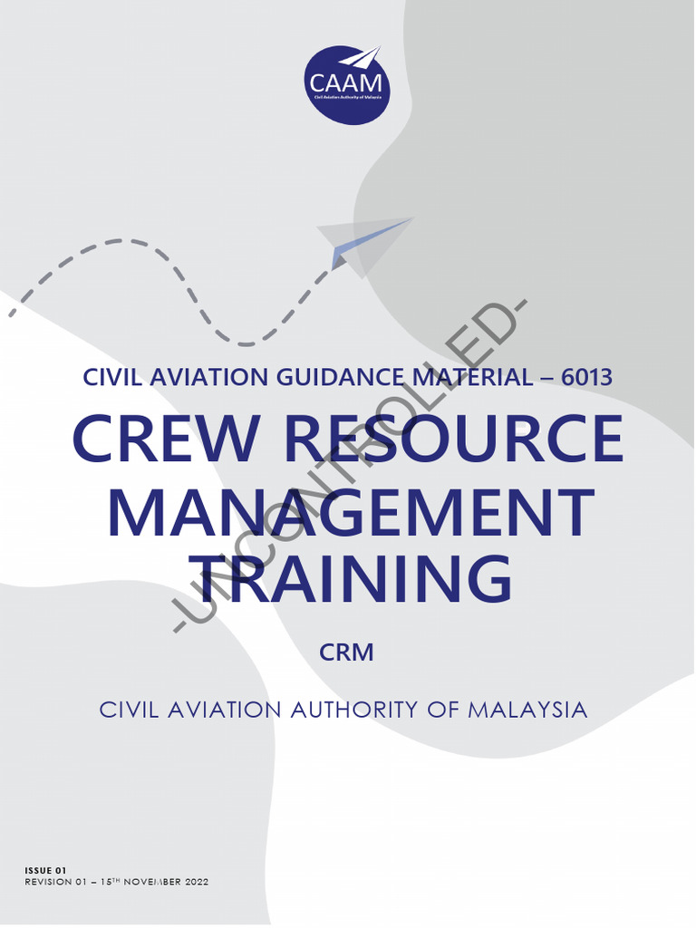 CRM Training Guidelines CAGM 6013 | PDF