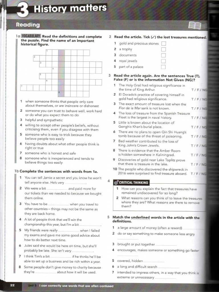 Unit 3 History Matters WB | PDF