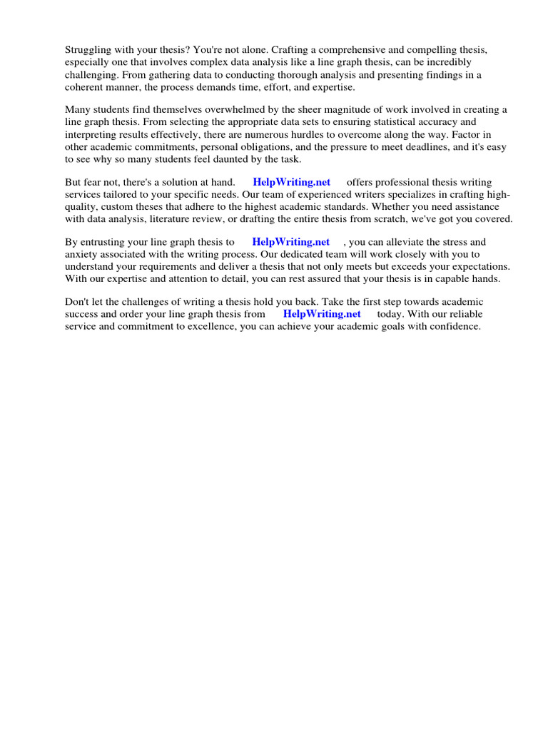 Line Graph Thesis | PDF | Cost Of Living | Thesis