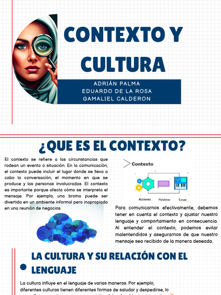 Contexto y Cultura en Comunicación | PDF | Comunicación | Aprendizaje