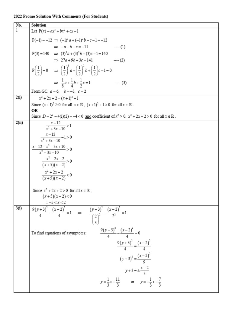 3 VJC 2022 Promo Solutions | PDF
