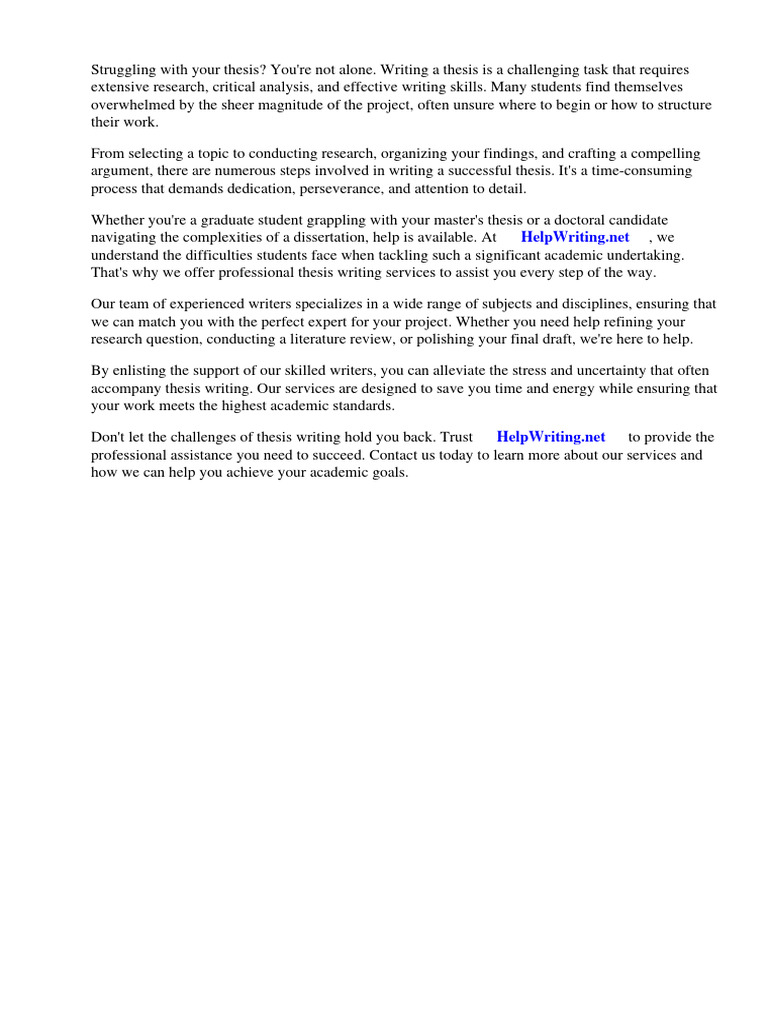 Thesis Tips Writing | PDF | Thesis | Essays Thesis Tips Writing | PDF | Thesis | Essays