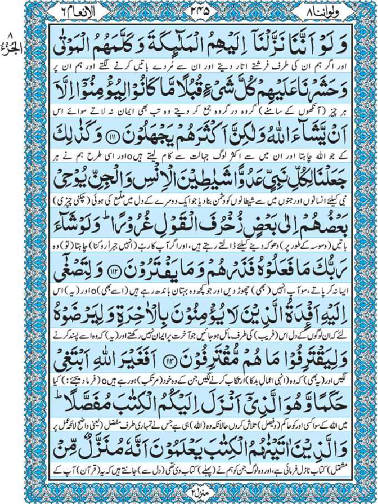Holy Quran para 8 | PDF